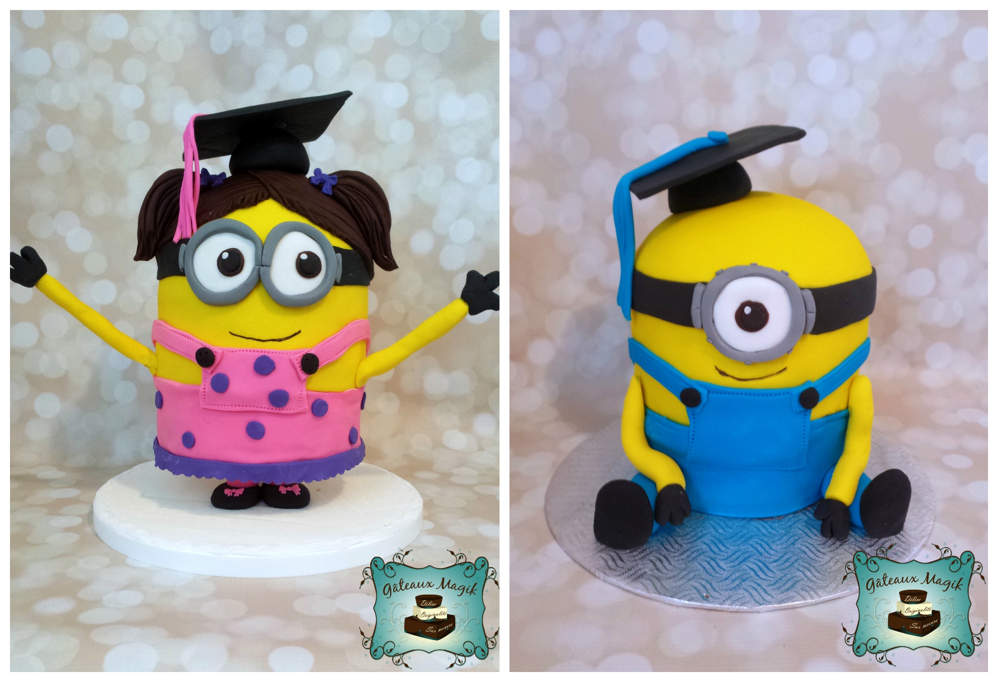 minion graduation montage | Gâteaux Magik